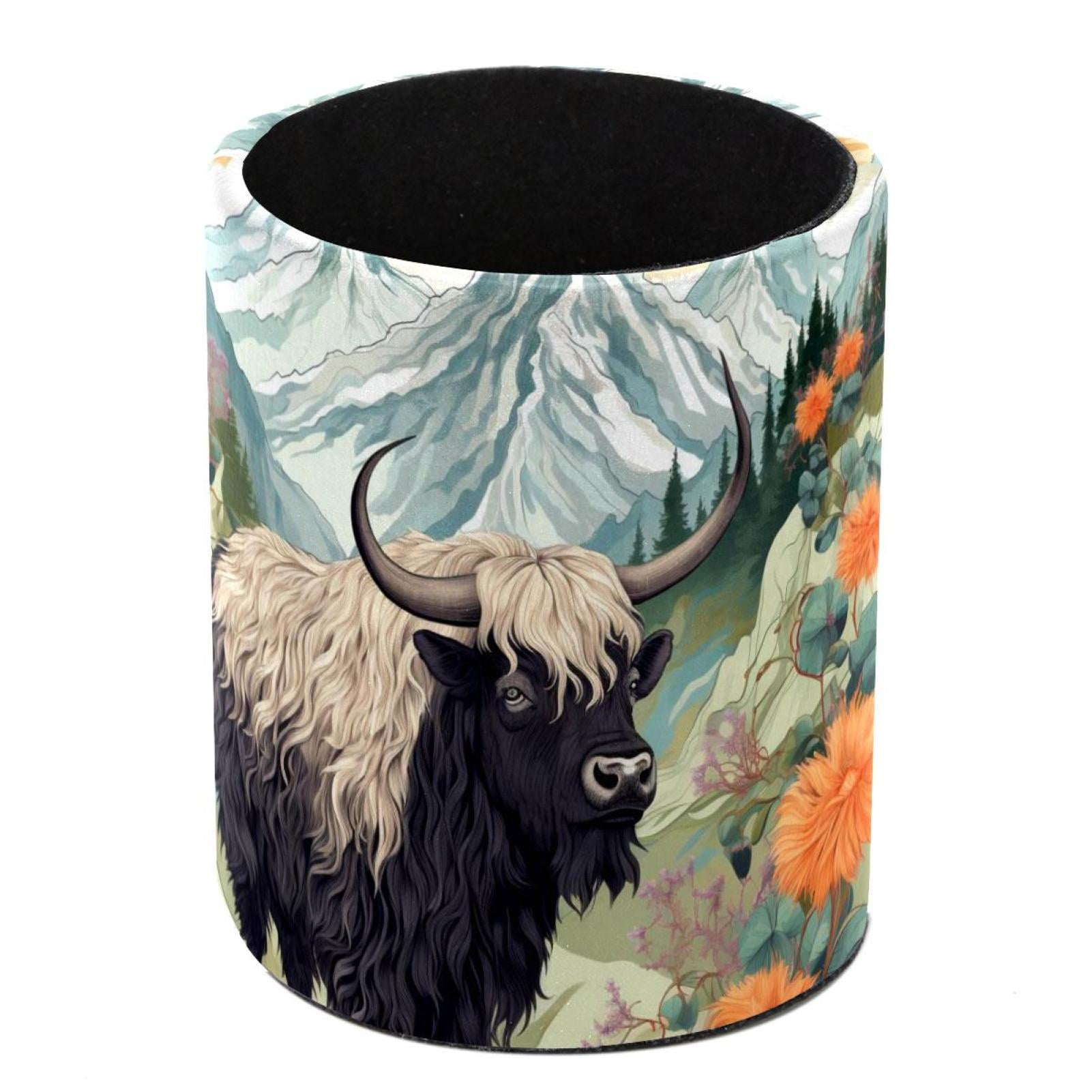 Pen Holder Cup Pencil Cup Holder for Office Yak Desk Organizer ...