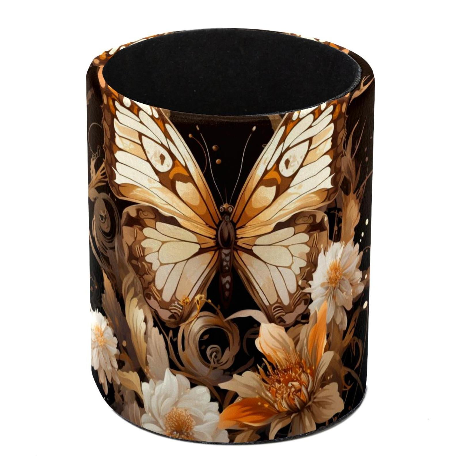 Pen Holder Cup for Desk, Butterfly Pencil Cup Holder for Desk Office ...