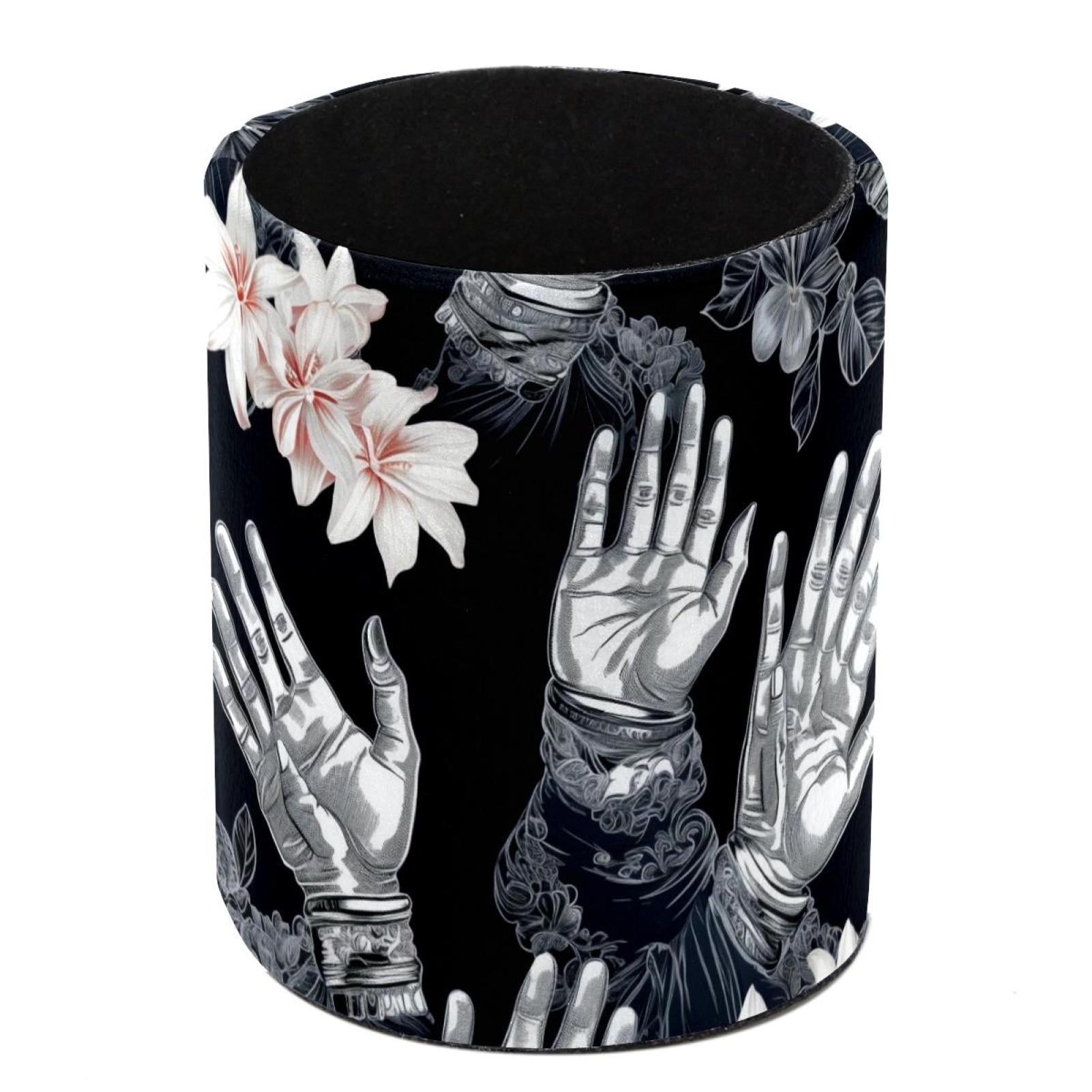 Pen Holder Cup for Desk, Praying hands Pencil Cup Holder for Desk ...