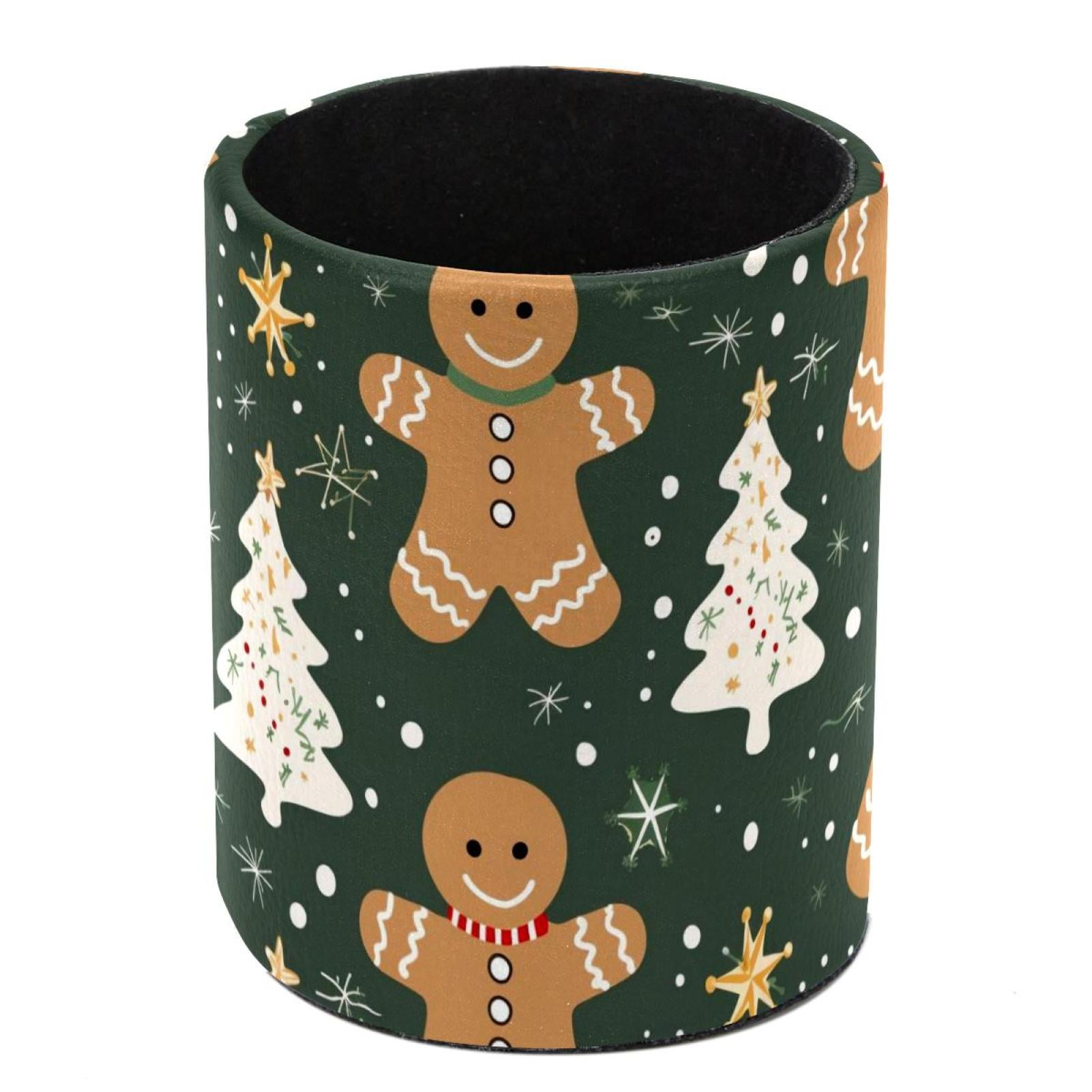 Pen Holder for Desk, Christmas Gingerbread Man Pencil Holder Pen Cup ...