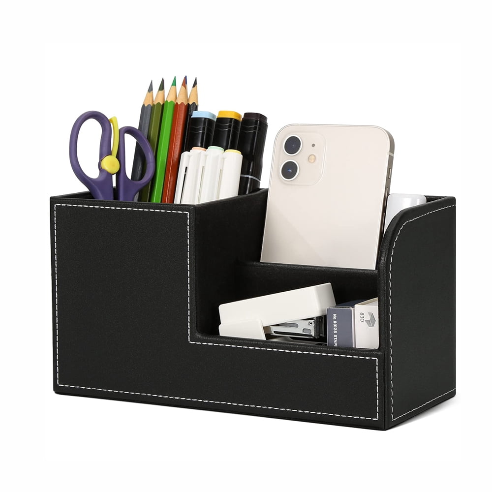 Pen Holder Desk - Office Pencil Holder Organiser Desktop Desk ...