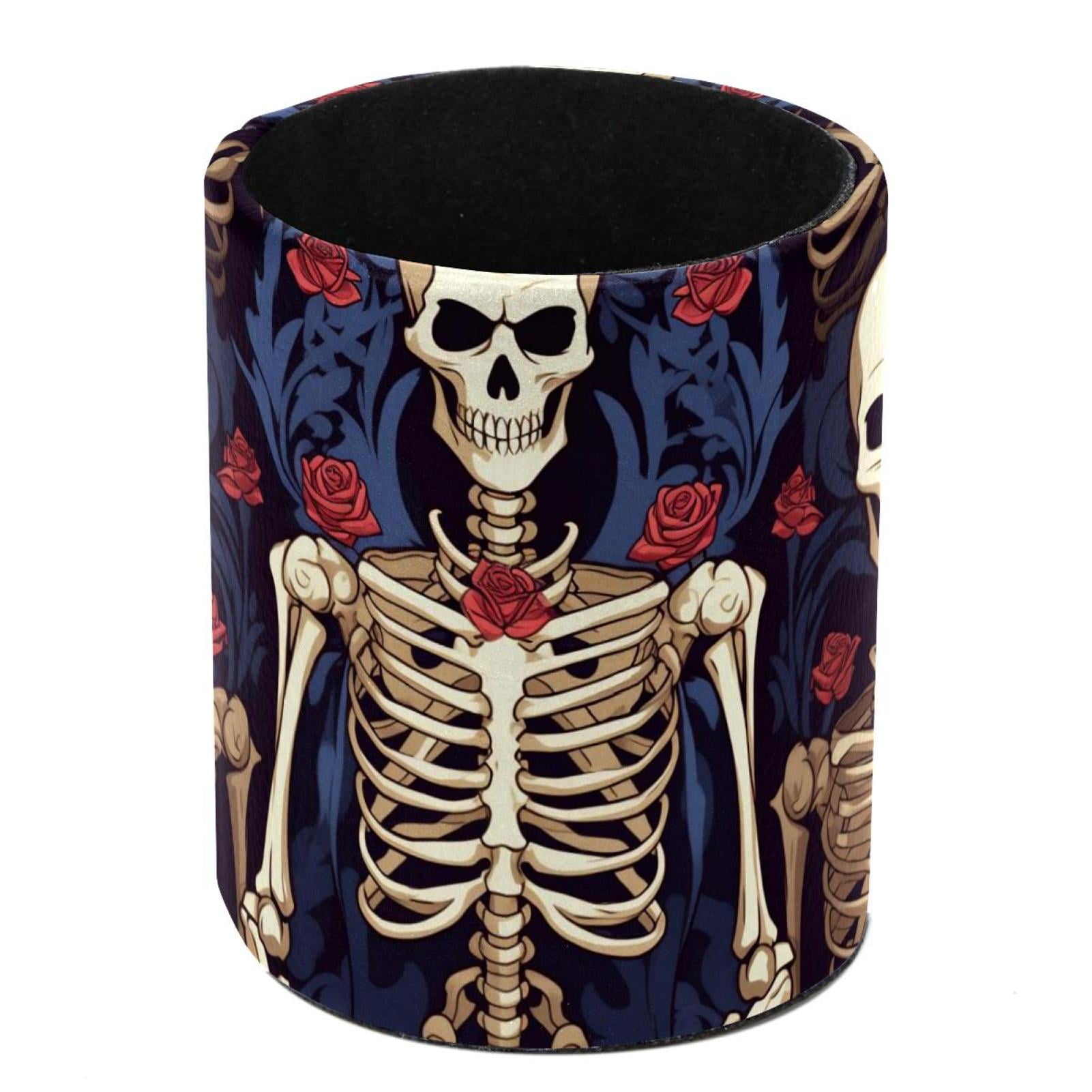 Pen Holder For Your Desk, Pencil Holder Organizes All Pens, Skeleton ...