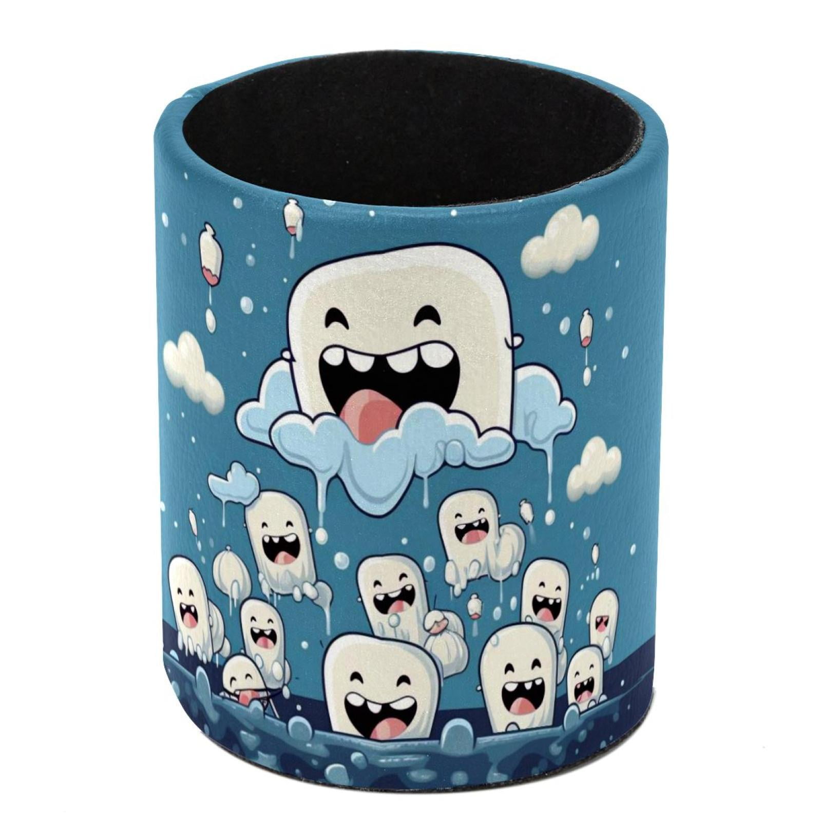 Pen Holder For Your Desk, Pencil Holder Organizes All Pens, Teeth Pen ...