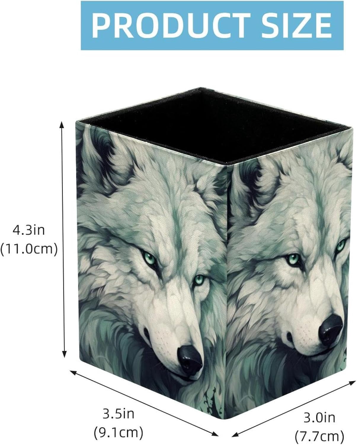 Pen Holder For Your Desk, Pencil Holder Organizes All Pens, Wolf Pen ...