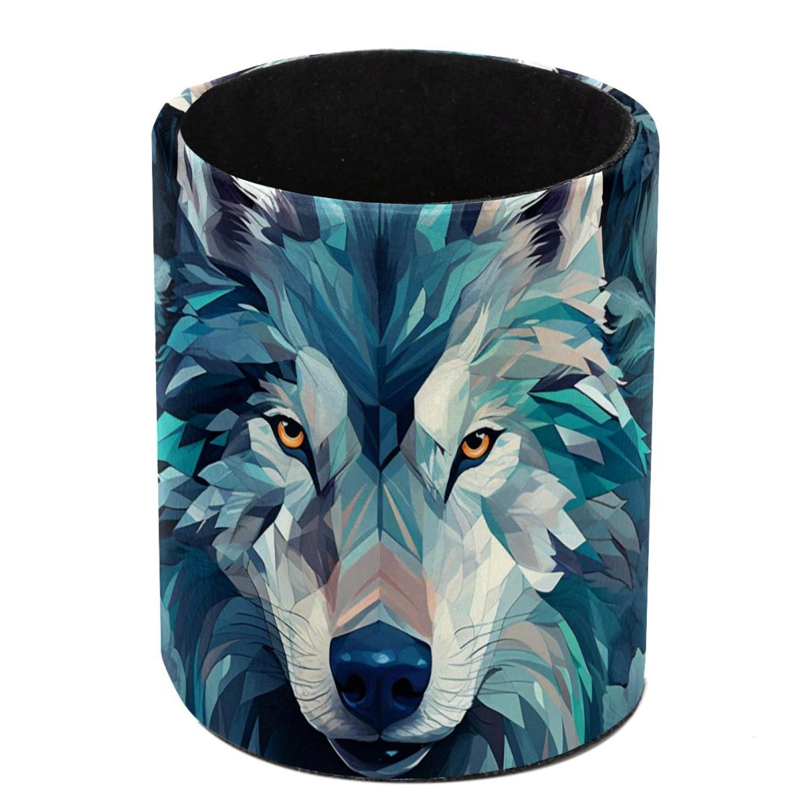 Pen Holder For Your Desk, Pencil Holder Organizes All Pens, Wolf Pen ...