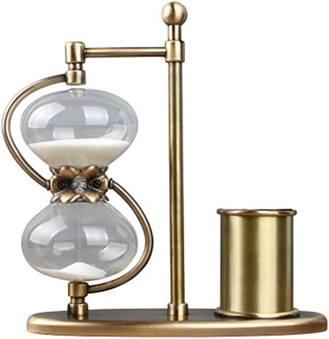 Pen Holder Hourglass Timer Creative Home Craft Decoration Office Desk ...
