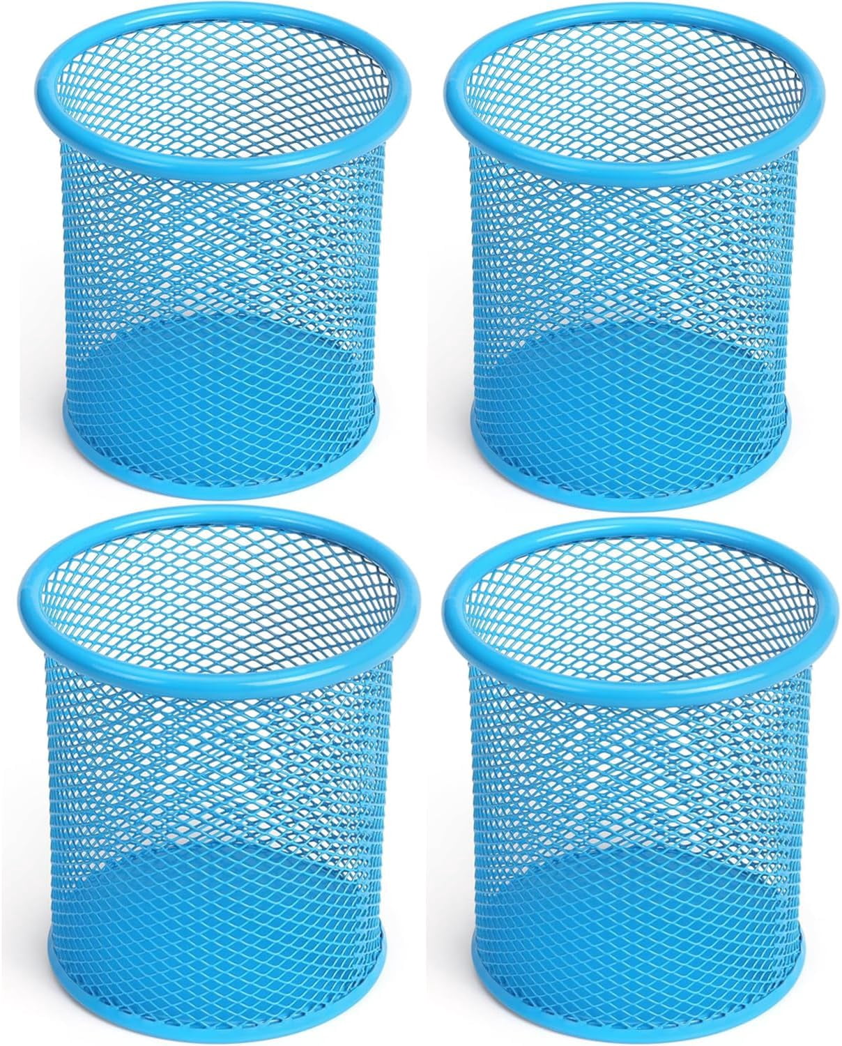 Pen Holder Mesh Pencil Holder Metal Pen Holder Cup Pencil Cup Holder ...