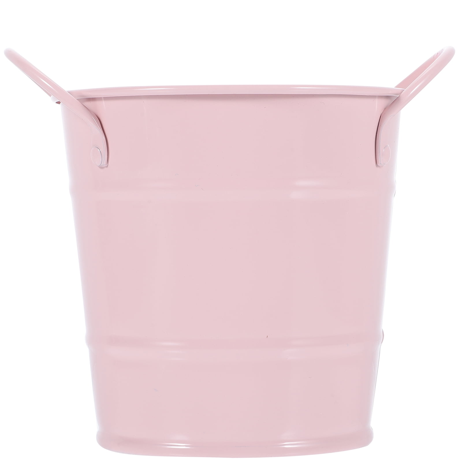 BRIGHTFUFU 1Pcs Desktop Stationery Cup Pink Iron Bucket for Pens and ...