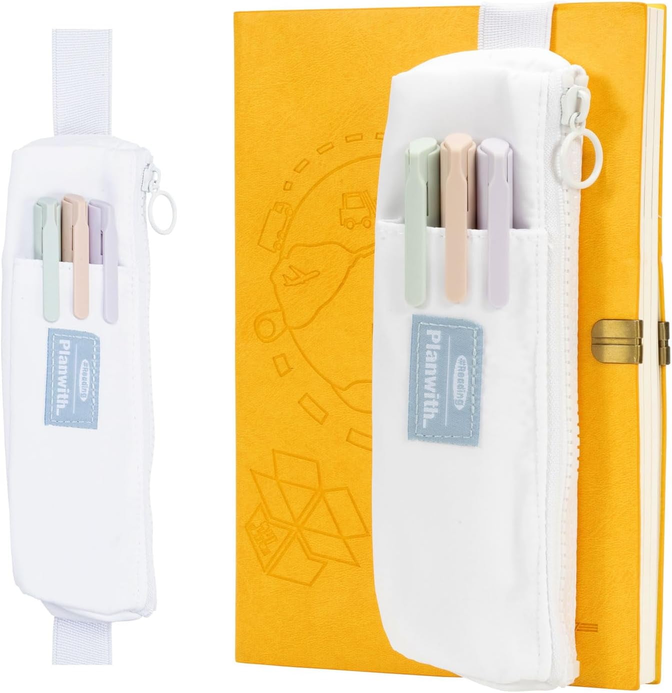 Pen Holder for Notebook, Pen Pouch for Notebook, Small Pen Holder with ...