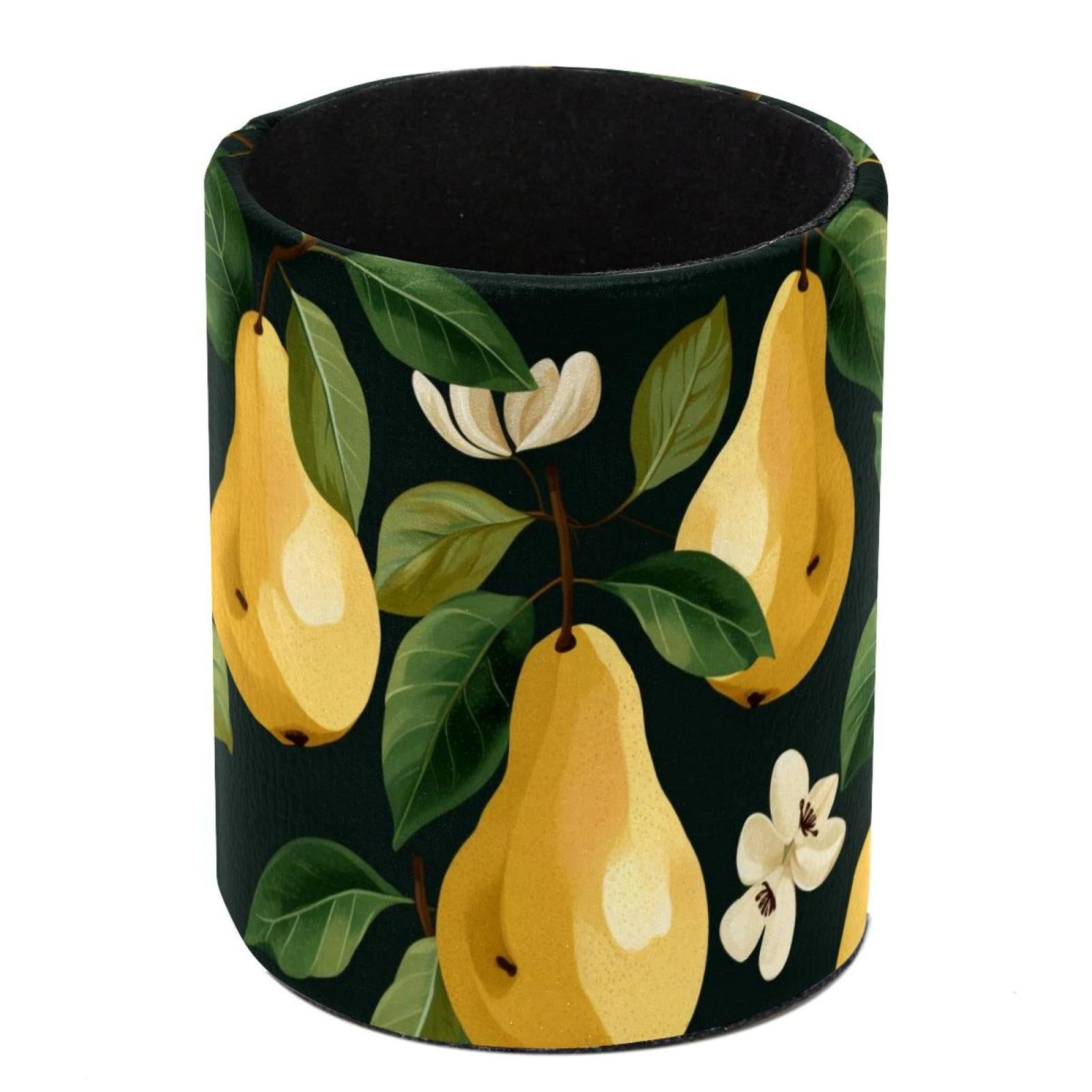 Pen Holder, Pear Pencil Holder for Desk Makeup Organizer ...