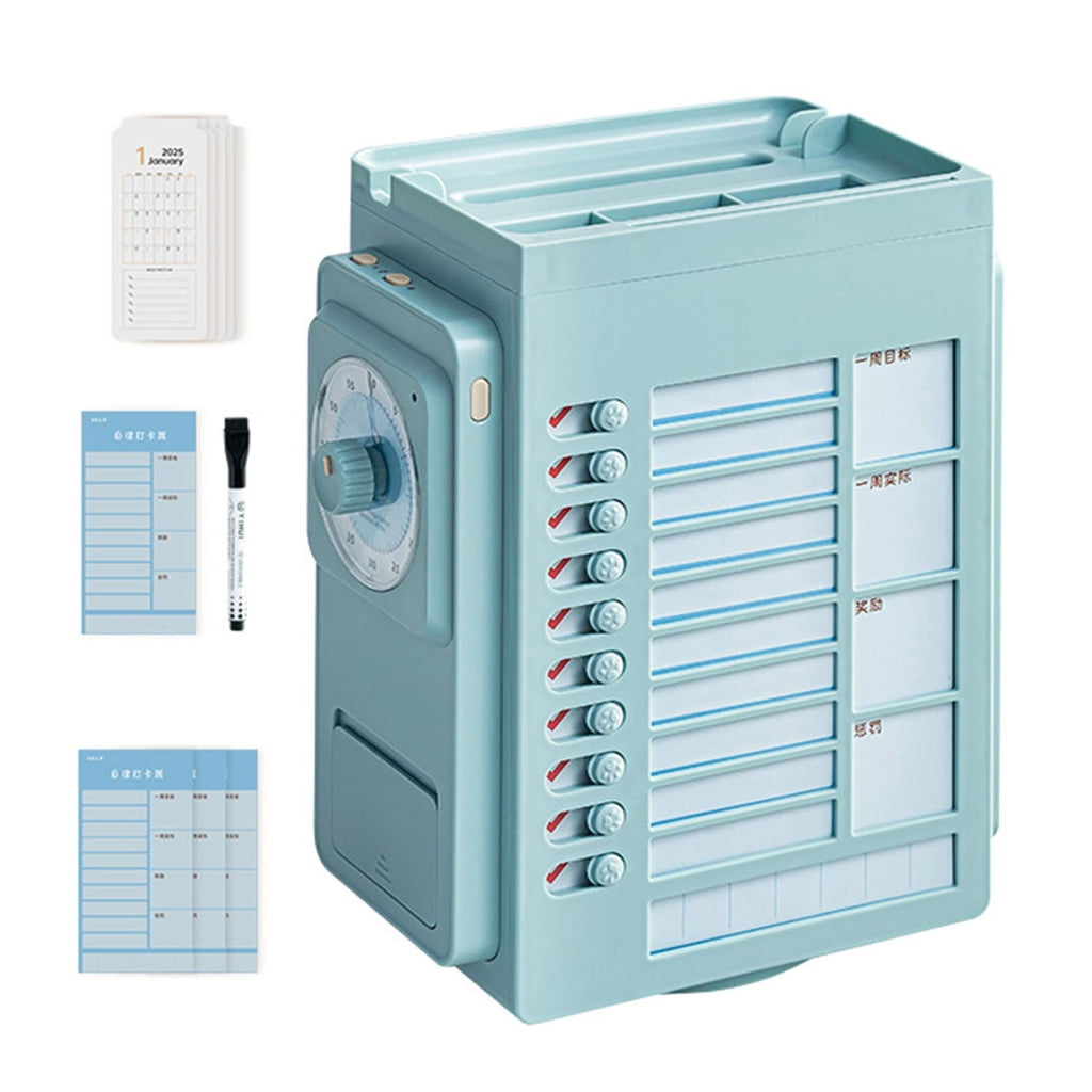 Pen Holder Rotating Pencil Holder Office Organisers with Visual Times ...
