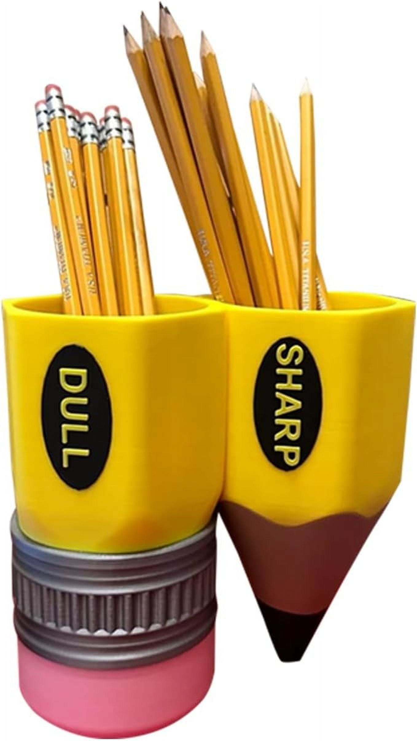 Pen Holder,Sharp-Dull Pencil Dispenser for Classroom,Pen Holder for ...