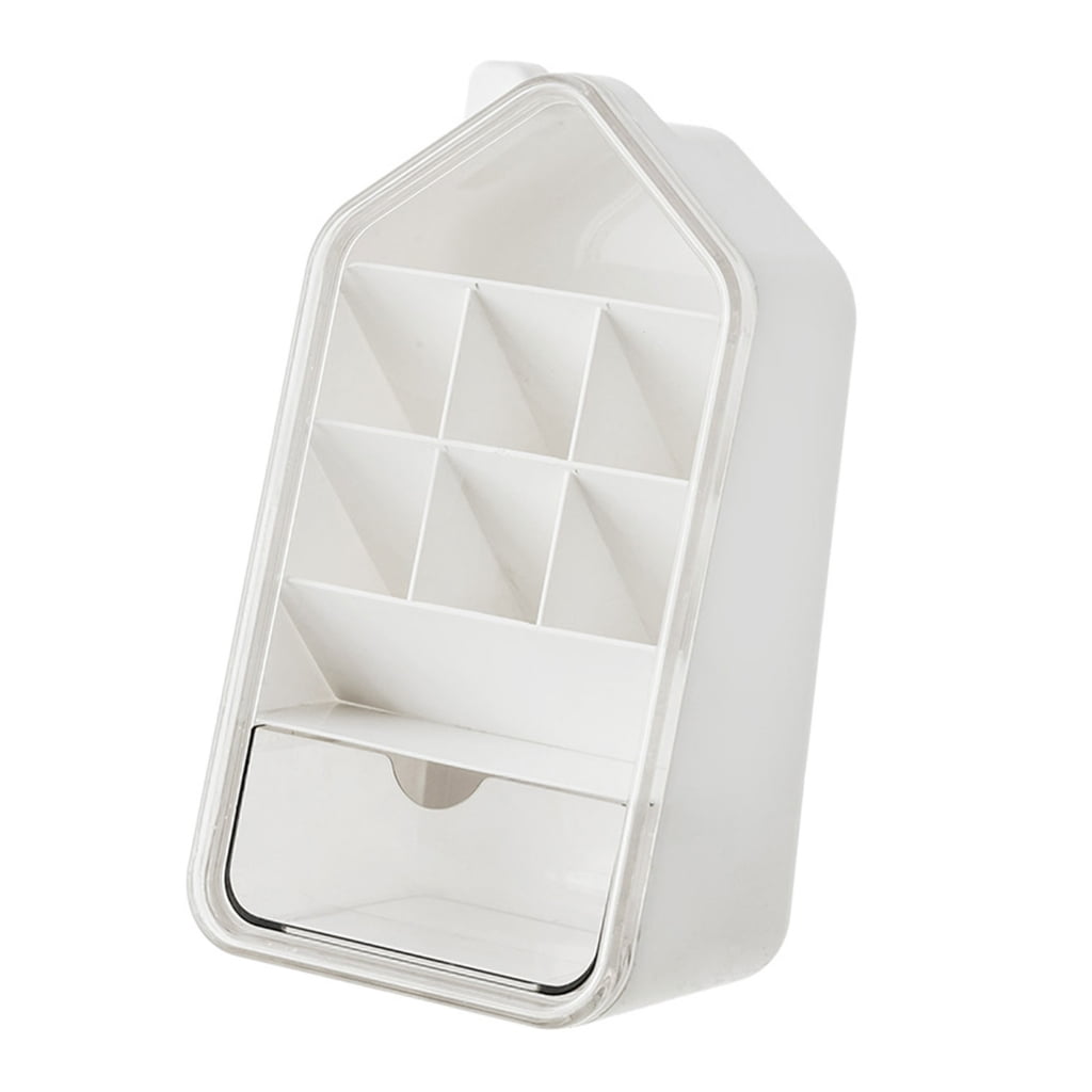 Pen Holder With Drawer 7 Segments Obliqued Pen Cup Space Saving Marker ...