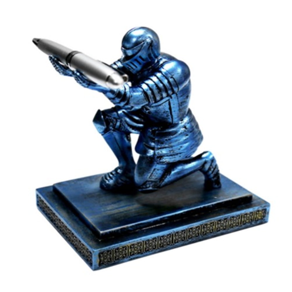 Pen Holder and Pen Stand Set, Resin Personalized for Office Desk ...