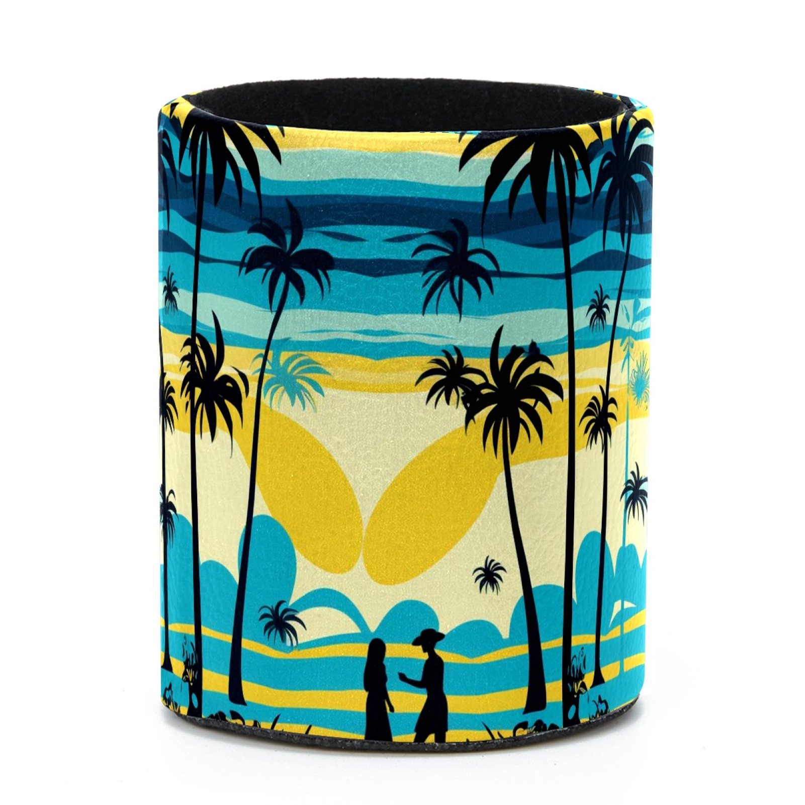 Pen Holder for Desk,Pen Organizer,Desk Accessories,Tropical Green Palm ...