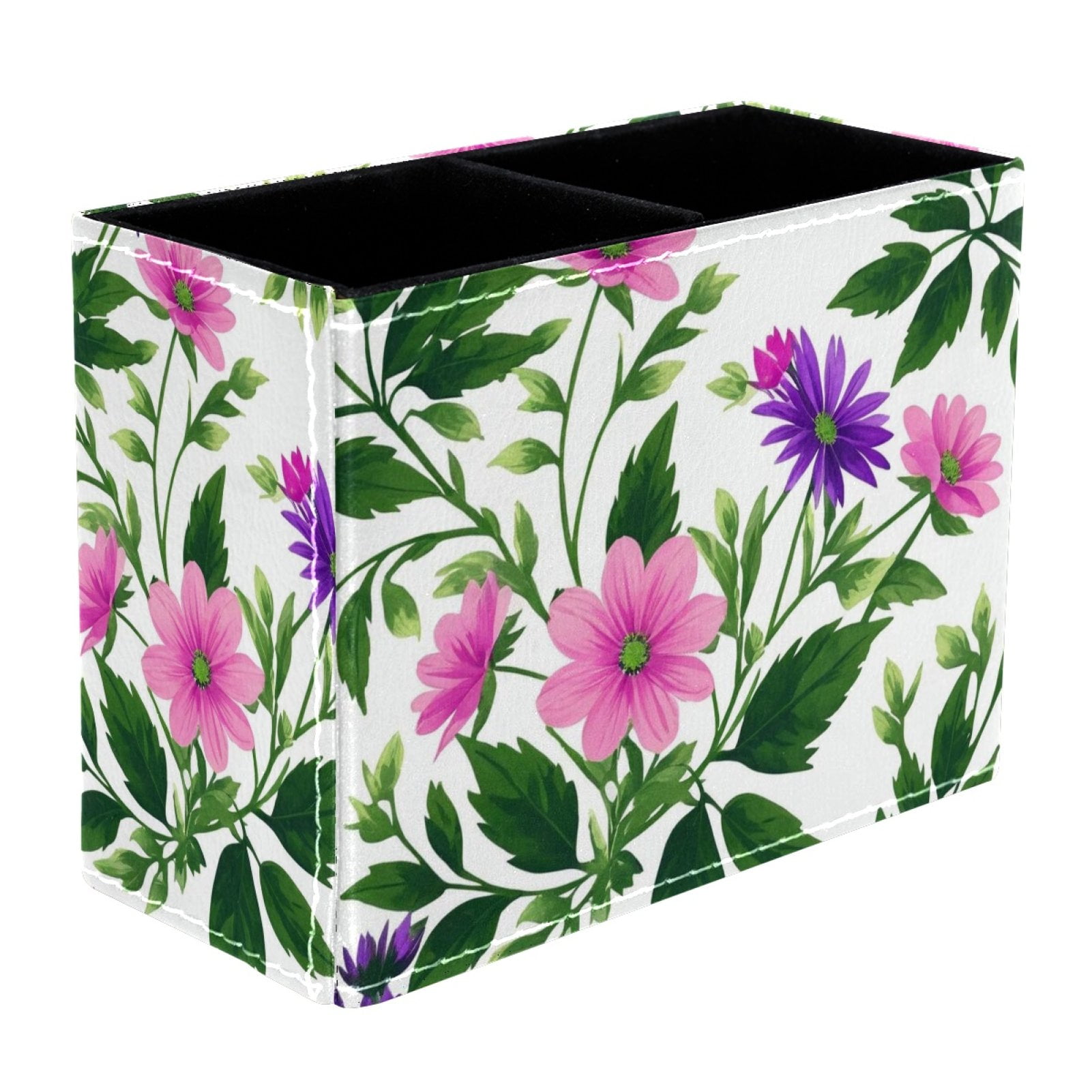 Pen Holder for Desk，Watercolor Colorful Flower，Pen Holder,Tooth Brush ...