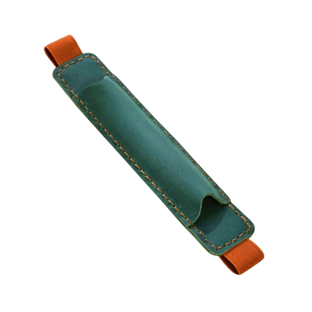 Pen Holder with Adjustable Elastic Bands Leather Pencil Case Notebook ...