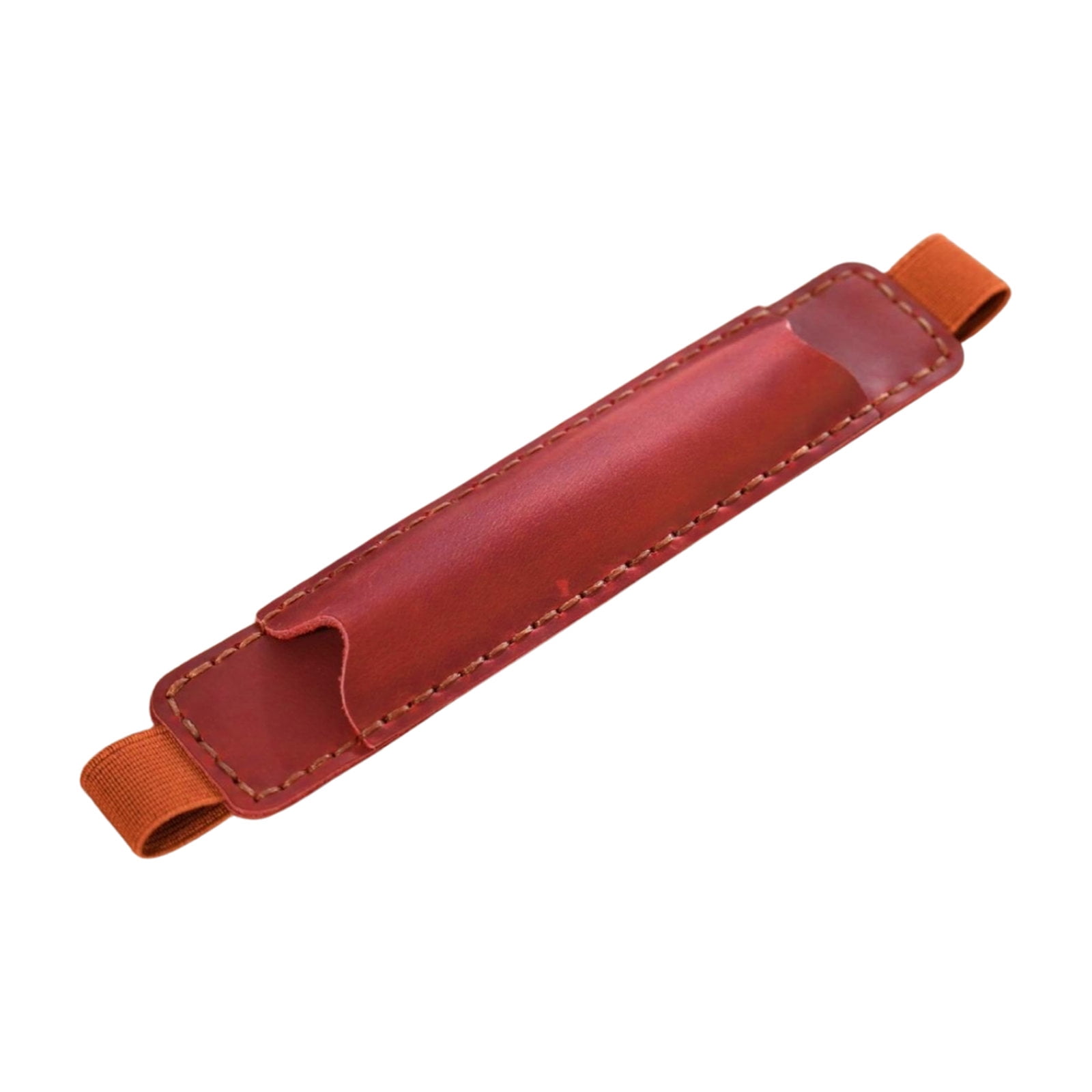 Pen Holder with Adjustable Elastic Bands Leather Pencil Case Notebook ...