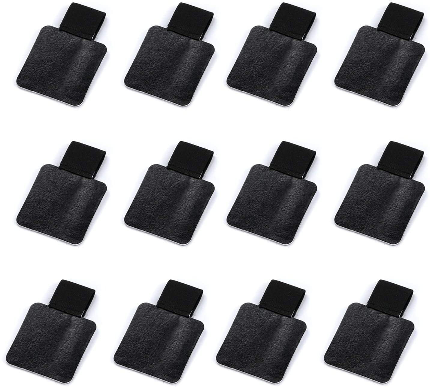 Pen Loop Holder Set, 12 Pack Self-Adhesive Pencil Holder Elastic Design ...