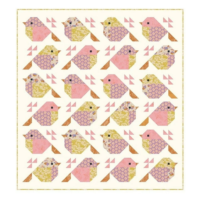 Pen + Paper Patterns Sparrows Quilt Kit Featuring Paintbrush Studios ...