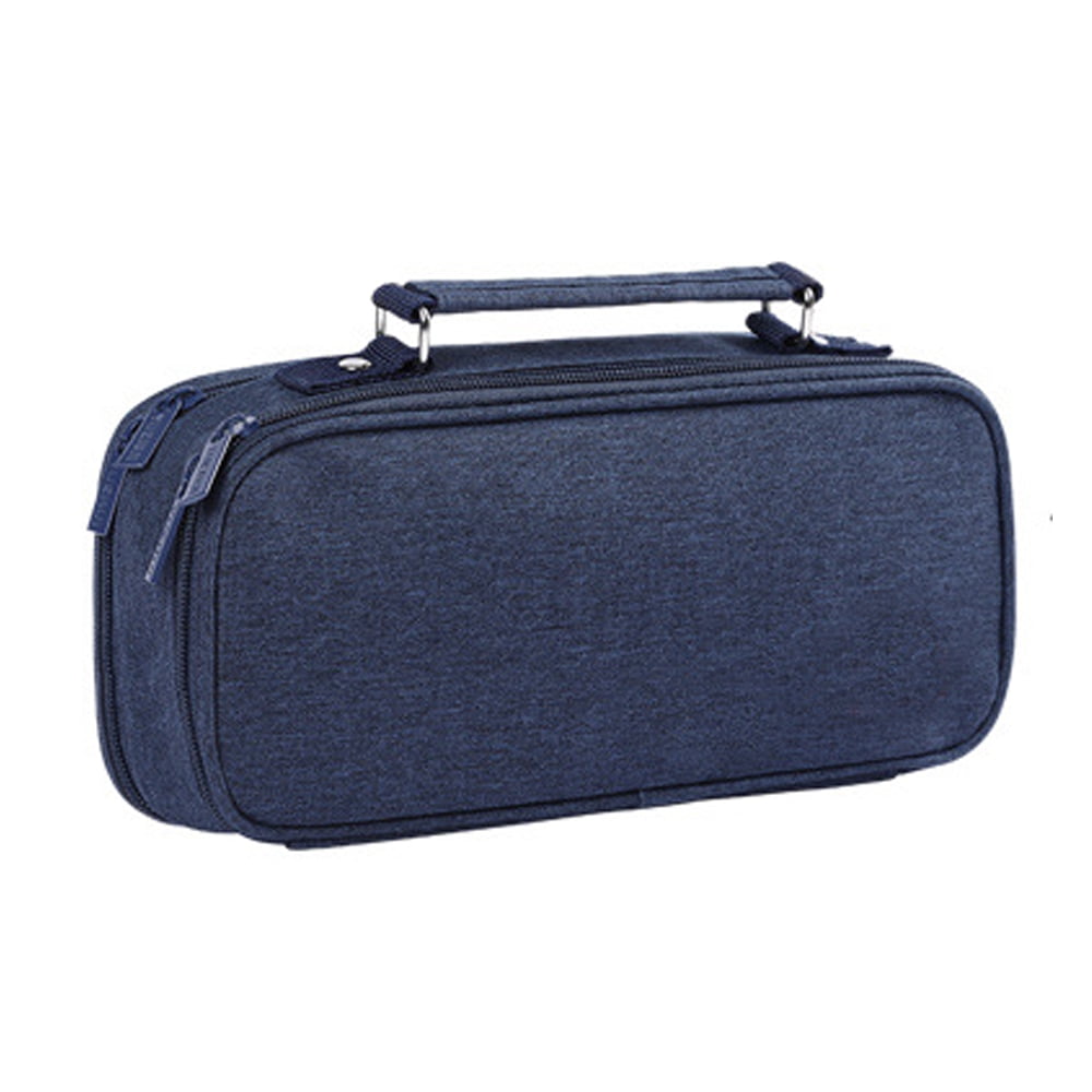 High Capacity Zipper Pens Pencil Case- Multi-Functional Stationery ...