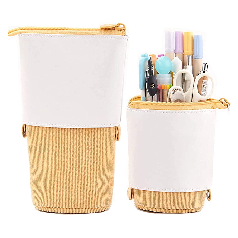 Pen Pencil Telescopic Holder Stationery Case, Stand-Up Retractable ...