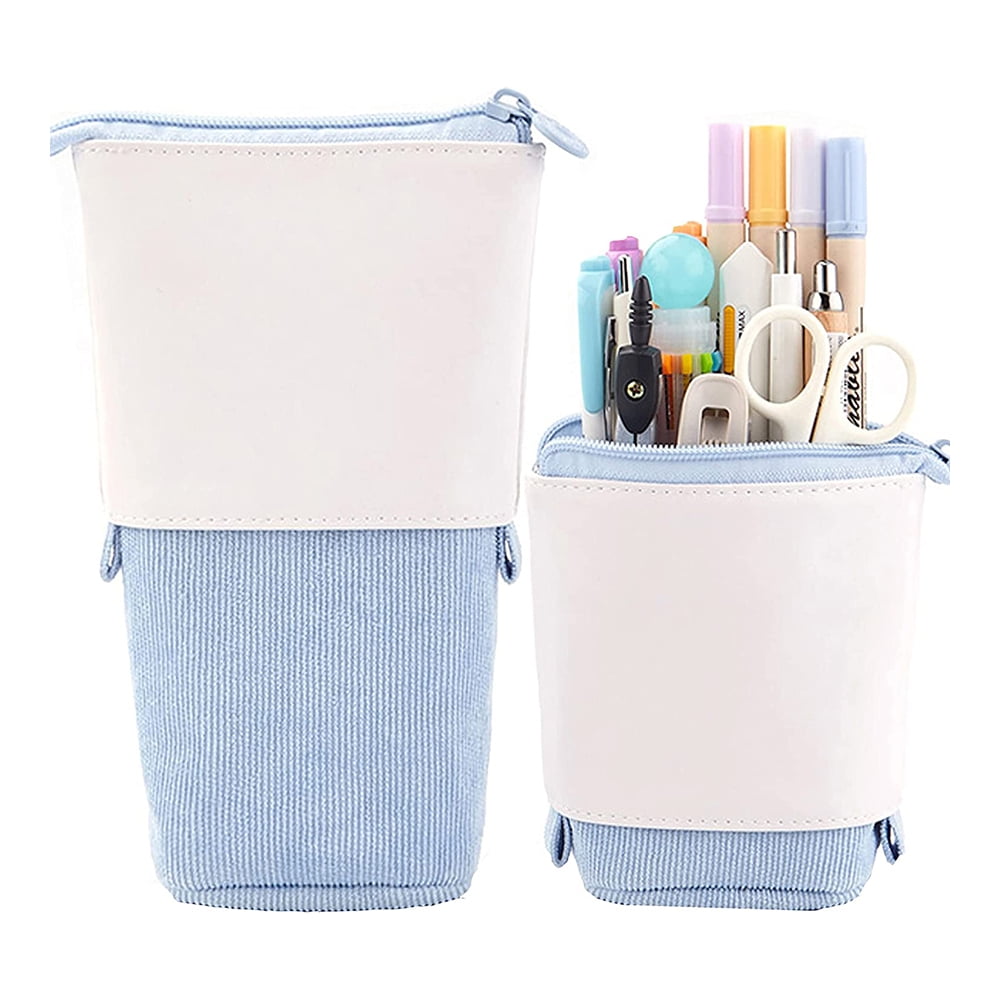 Pen Pencil Telescopic Holder Stationery Case, Stand-up Retractable ...