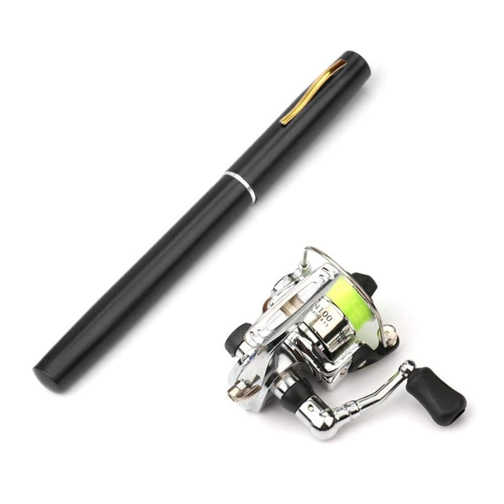 Pen Premium Mini Pocket Collapsible Fishing Pole Kit Telescopic Fishing ...