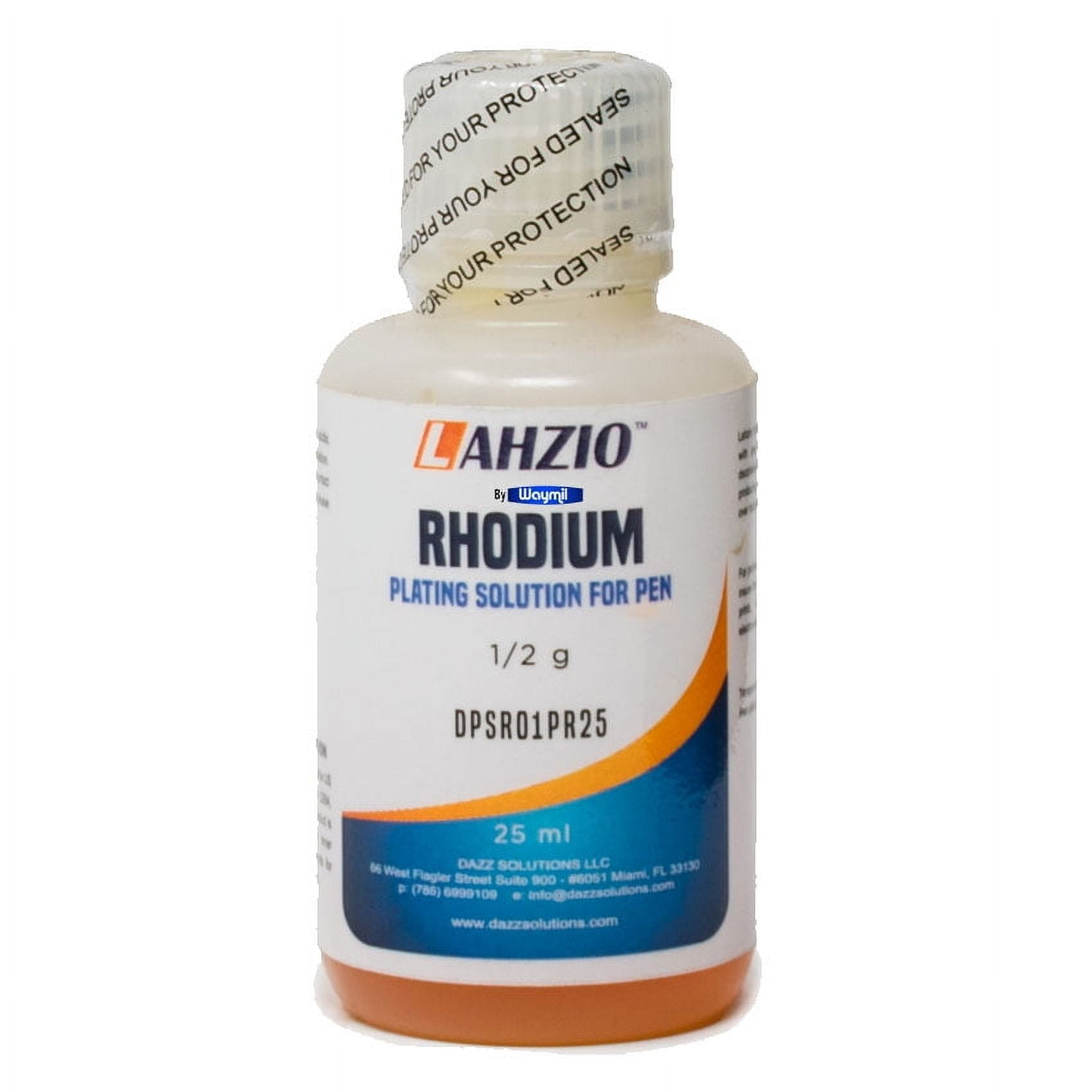 Pen Rhodium Solution Plating Solution for Pen 25ml - ½ Gram - Walmart.com