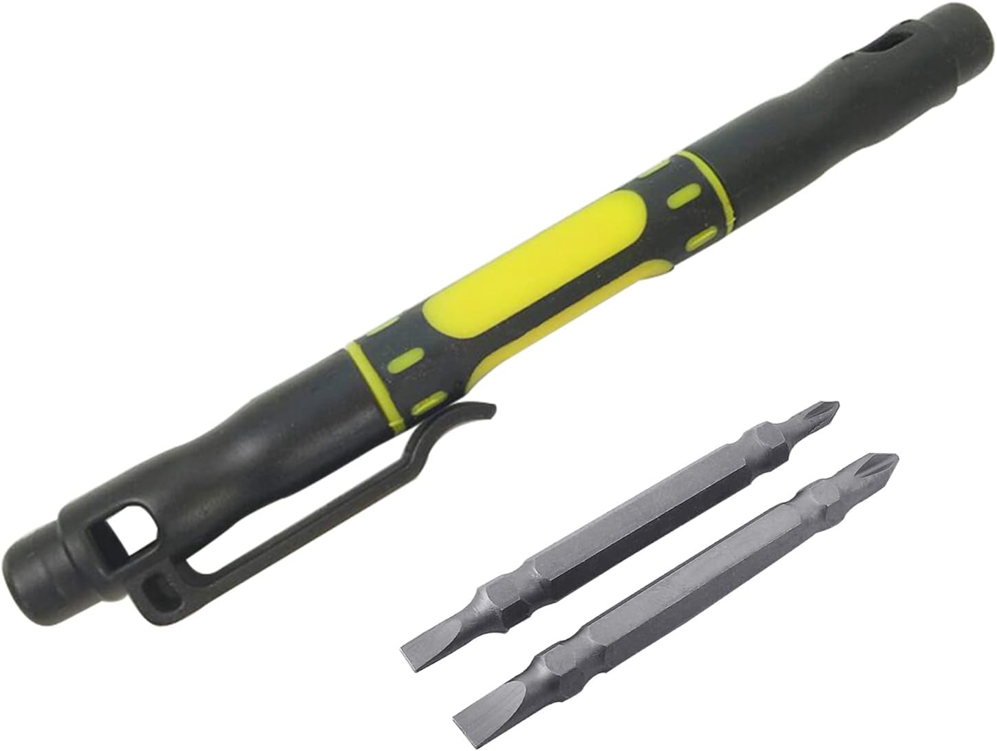 Pen Shape Pocket Mini Screwdriver With 4 Double End Bits Repair Tools ...