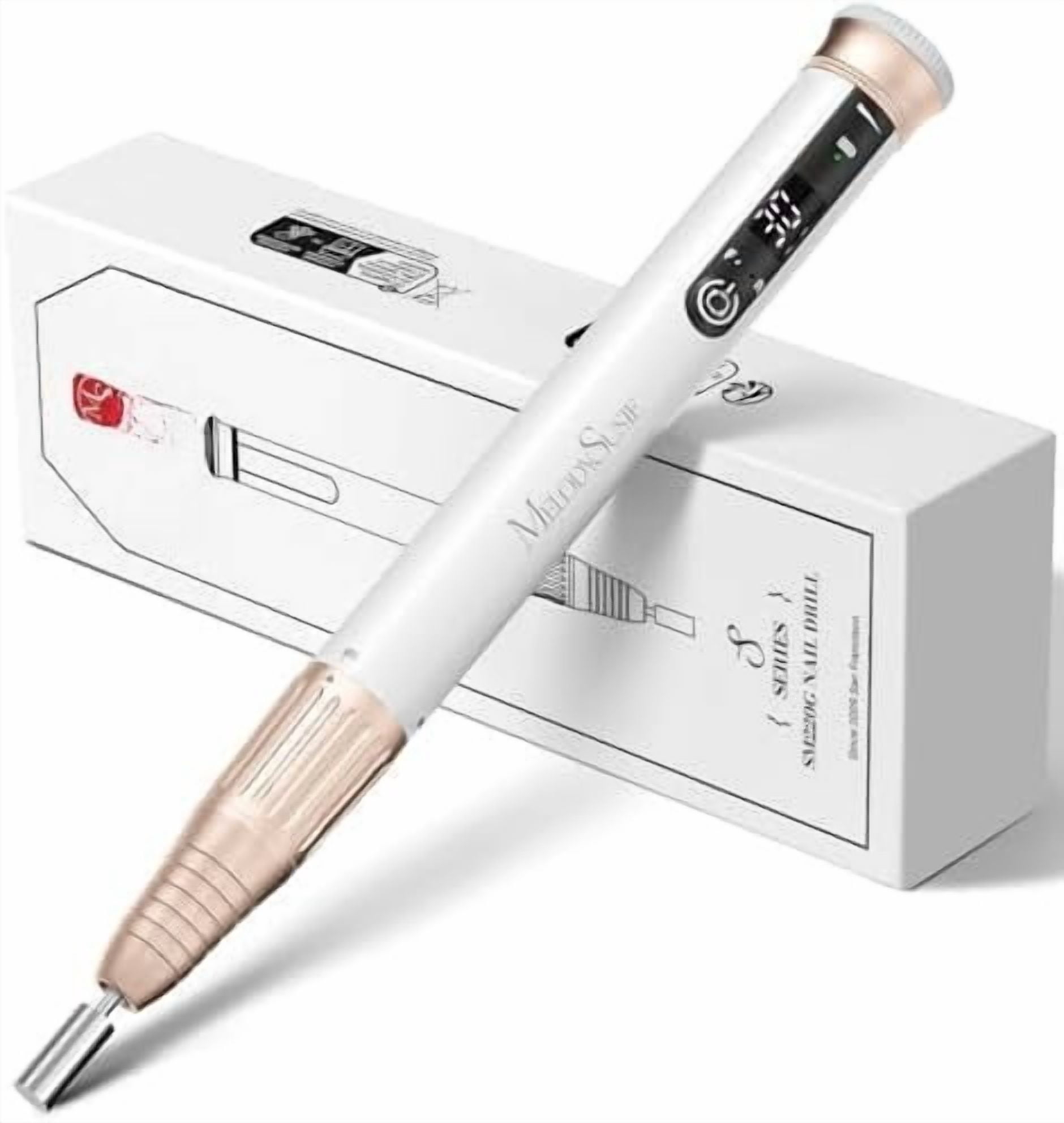 Pen-Shaped Stepless Speed Adjustment Cordless Drill, SM220G 30000RPM ...