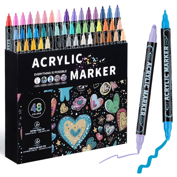 Pen -Standard 25ml Marker Set for Projects with Smooth Ink and Tips for ...