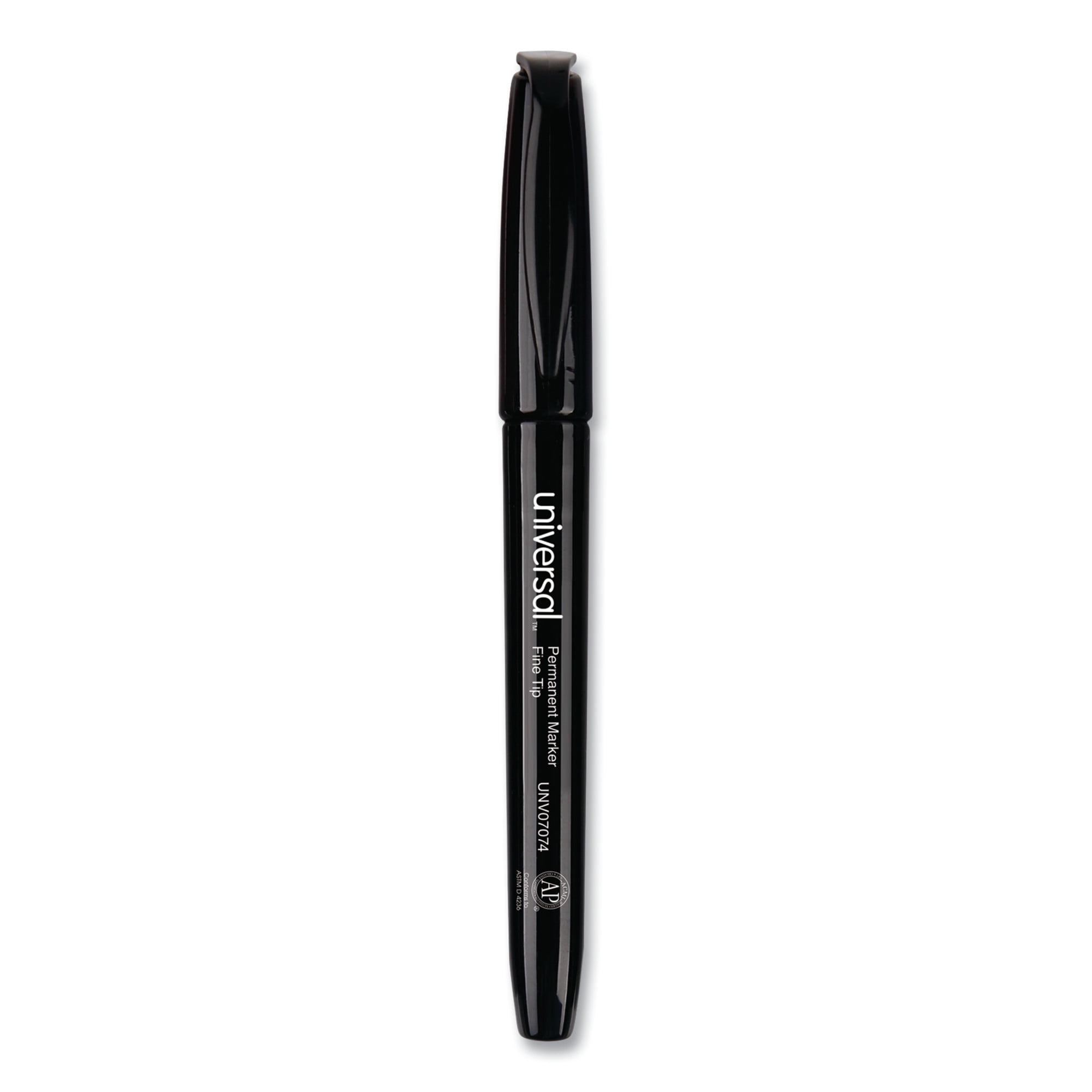 Pen-Style Permanent Marker Value Pack, Fine Bullet Tip, Black, 60/pack ...