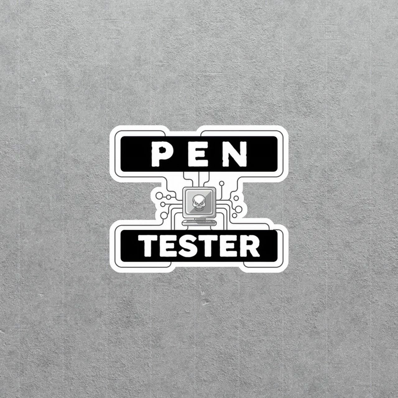 Pen Tester Laptop Sticker For Hackers & Cybersecurity Expertsphone ...