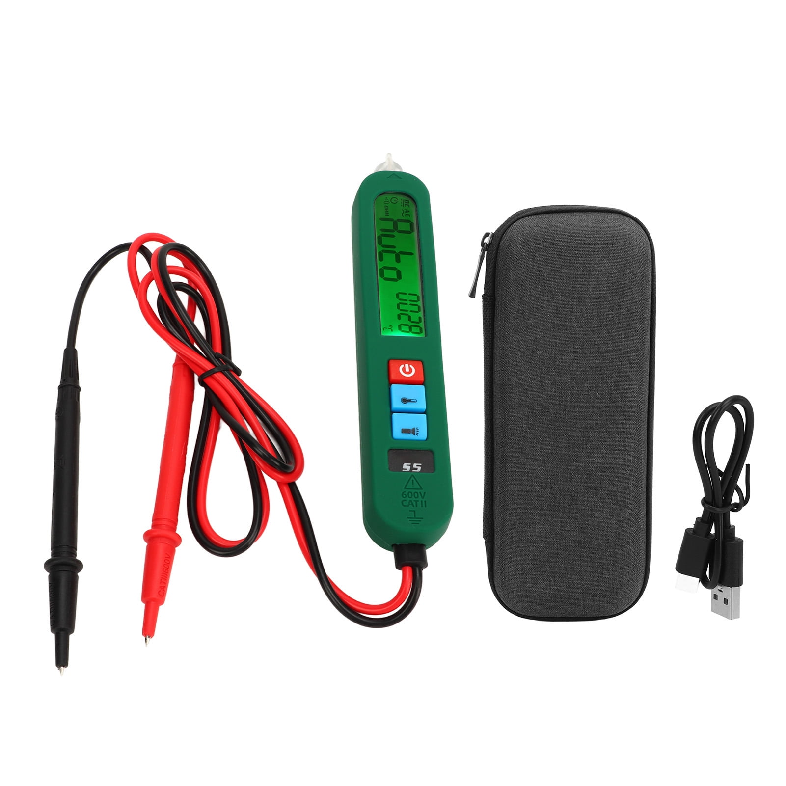 Pen Type Digital Multimeter Automatic Flameproof Digital Multimeter High Accuracy Rechargeable ...