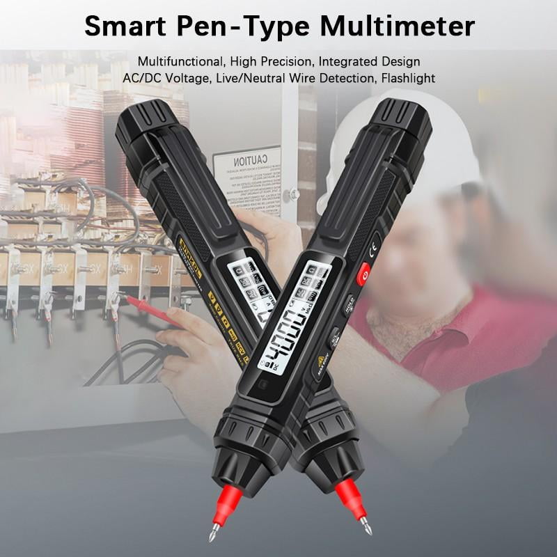 Pen-Type Digital Multimeter Voltage Tester With NCV, Continuous ...