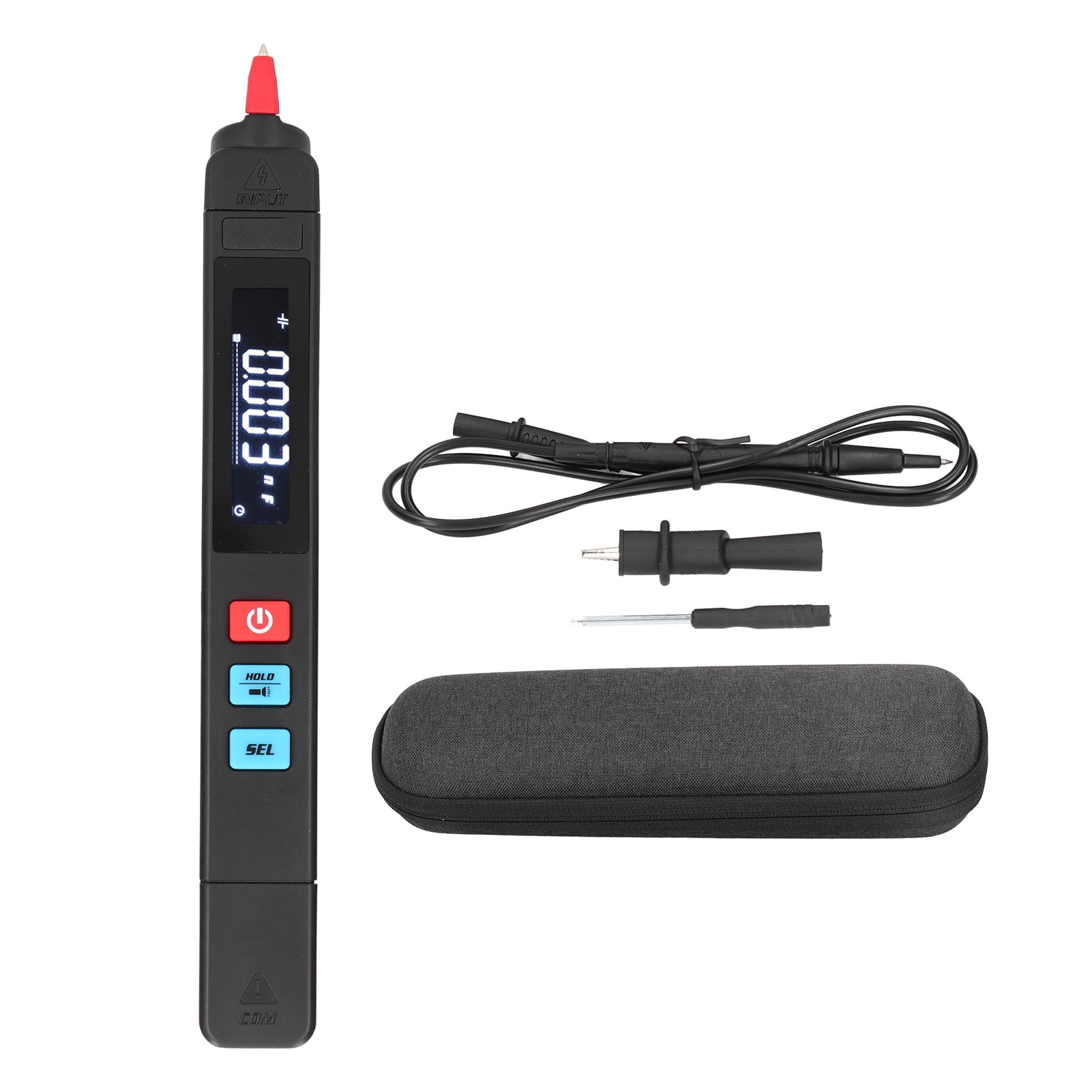 Pen Type Multimeter Digital Electrical Voltage Tester with Flashlight ...