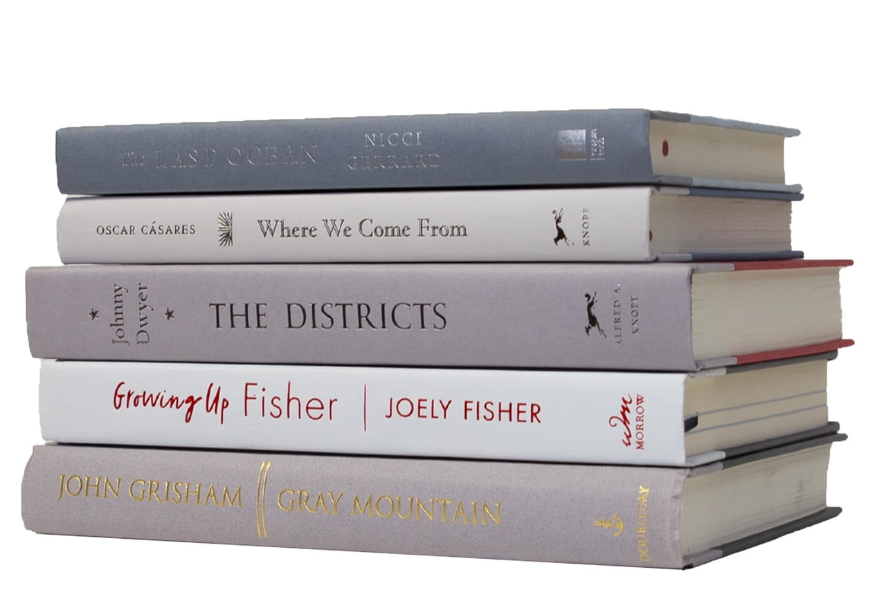 Pen & Willow Grey Decorative Books - Hardcover, Shelf-Ready Book Decor ...