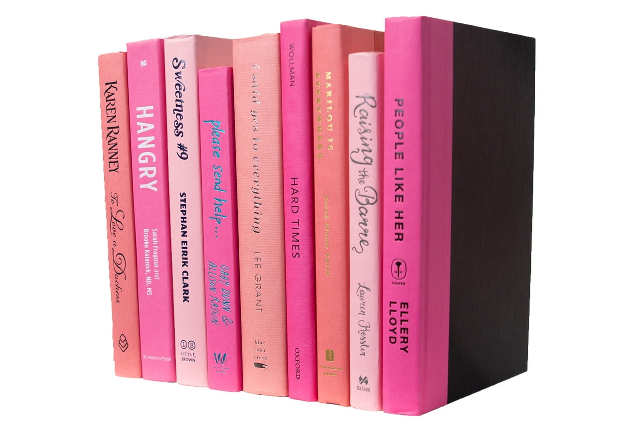 Pen & Willow Pink Decorative Books - Real shelf-ready book bundles for ...
