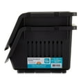 Pen and Gear Stackable Storage Bins, Black, 2 Count - Walmart.com