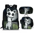 Pen bag Student baby backpack cute Zoonomaly Deformed Zoo three-piece ...