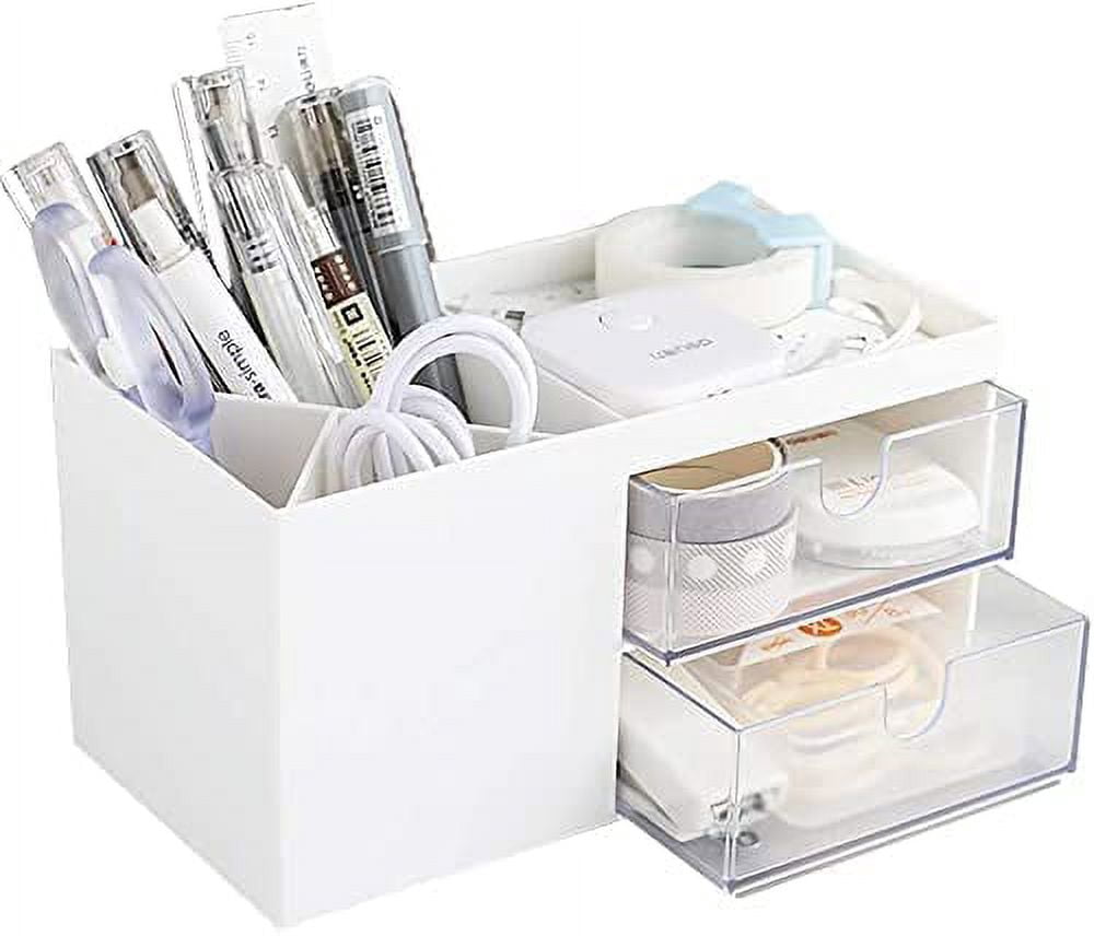 Pen holder, Mini Desk Storage for Office Supplies, Bathroom Counter or ...