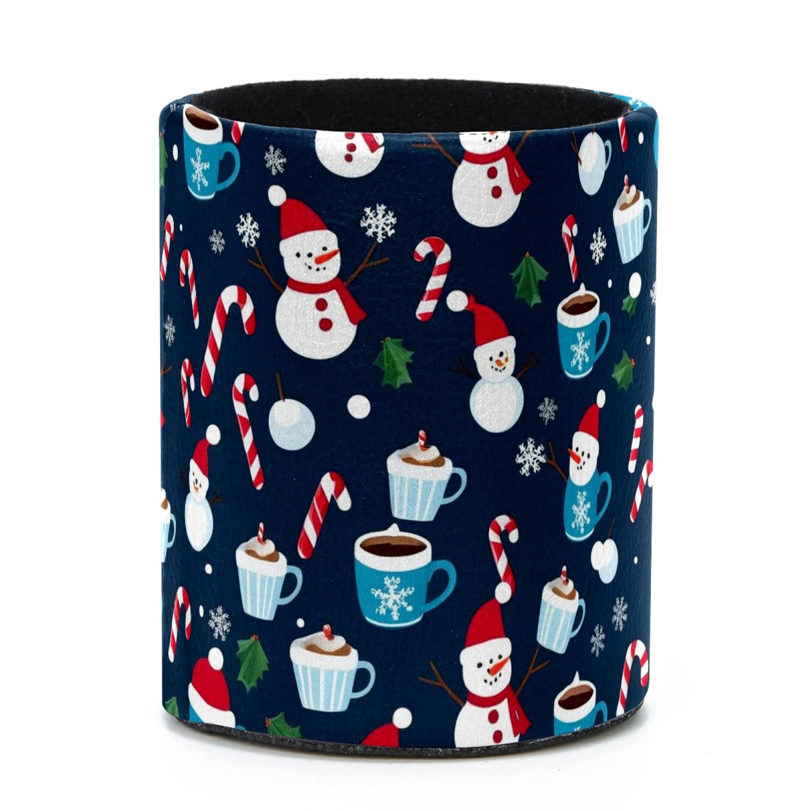 Pen holder for desk，Christmas santa deer snow,Pencil organizer,Pen cup ...