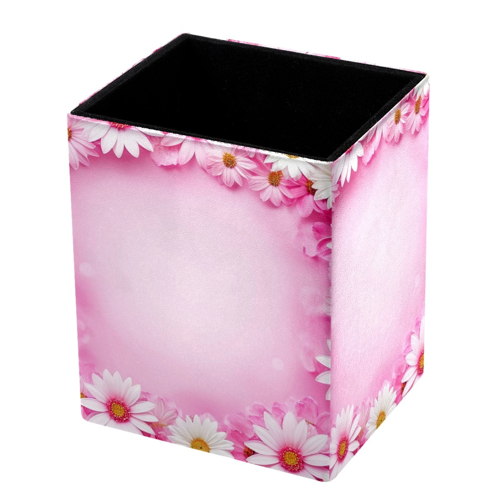 Pen holder for desk，Spring blossom，Pen organizer,Makeup brush cup ...