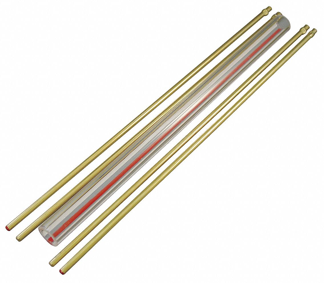 Penberthy Glass Rod Kit,Red Line,5/8In Dia,18In L 1LG-17R - Walmart.com