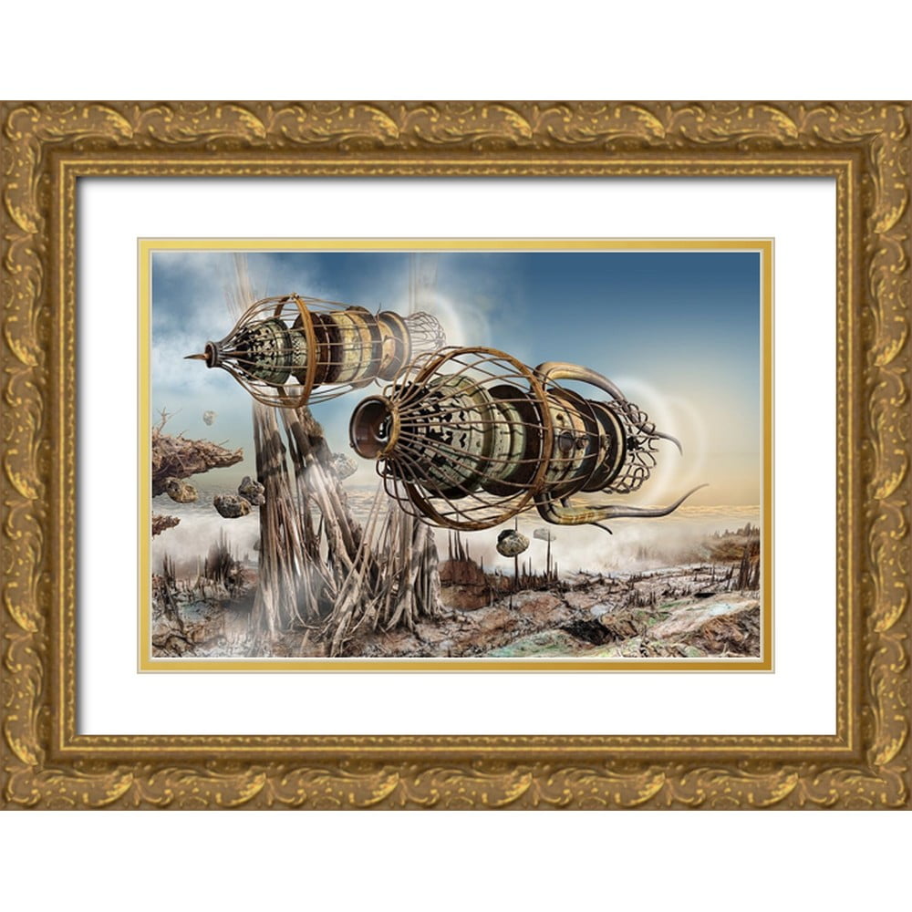 Penchev, Radoslav 24x17 Gold Ornate Wood Framed with Double Matting ...