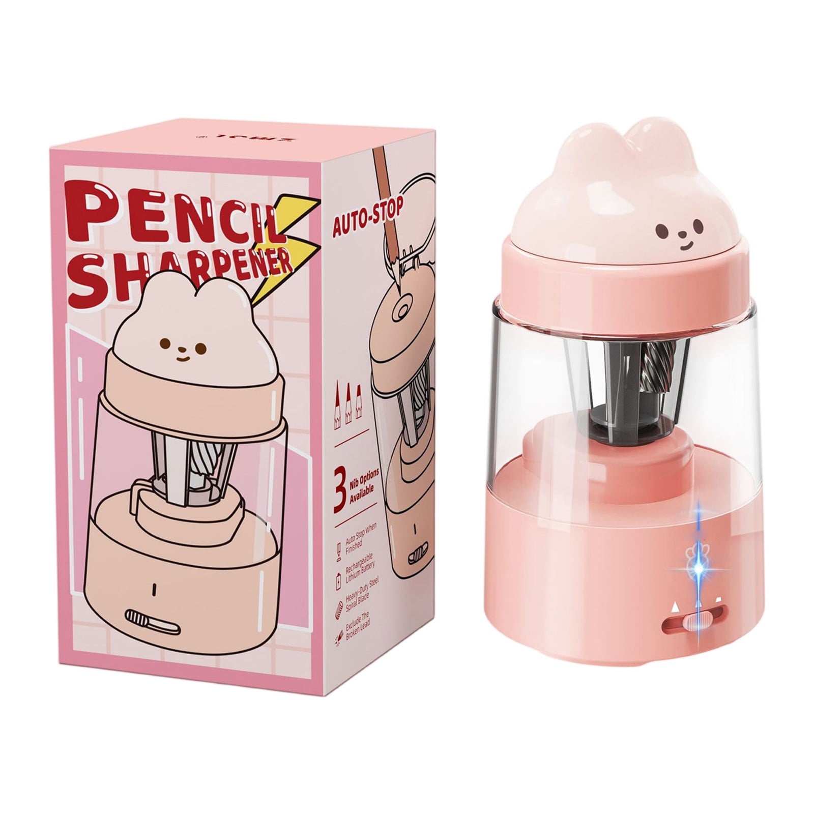 Pencil Automatic Sharpener - Pencil Roller Student Stationery Semi ...