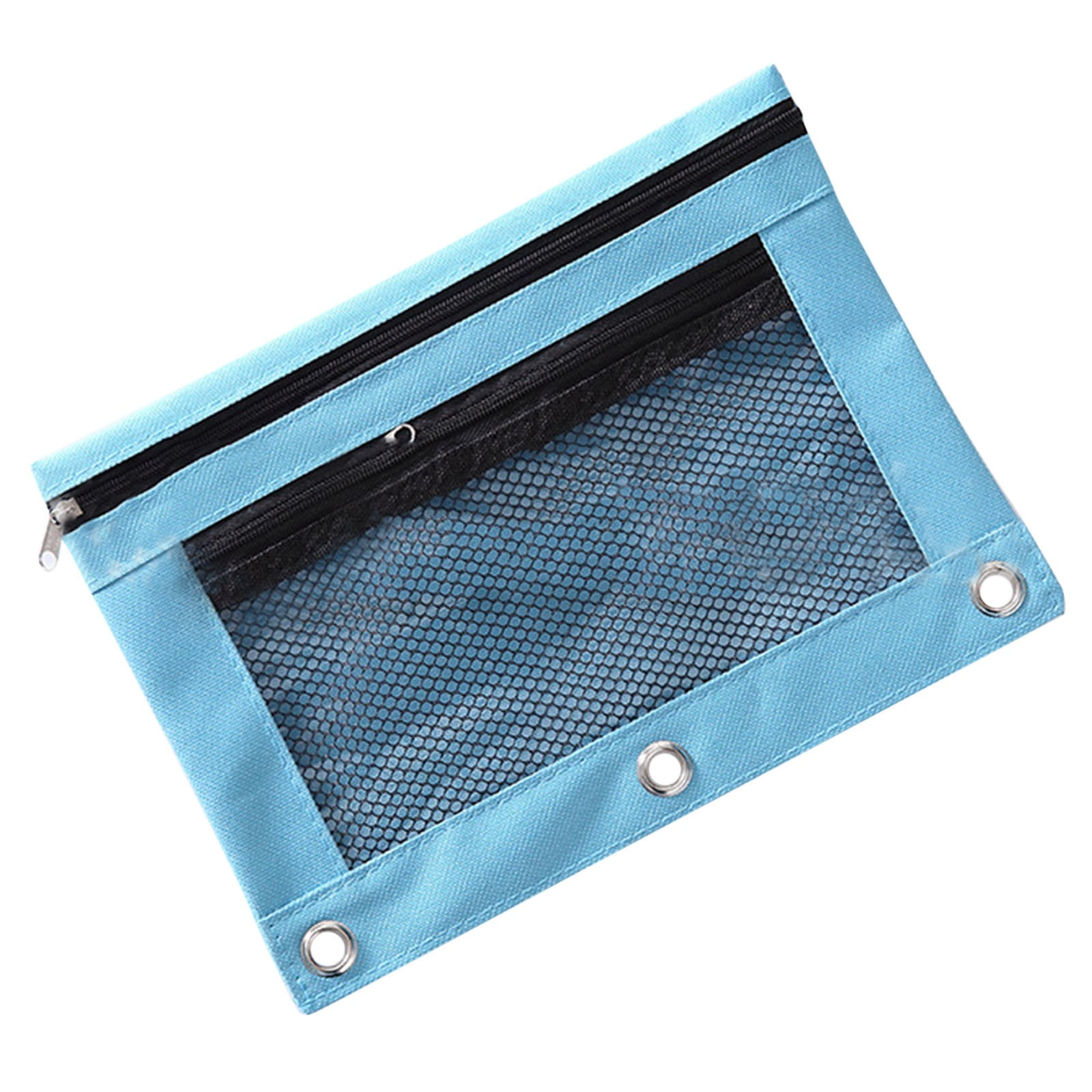 Pencil Bag with Transparent Window Stationery Bag Binder Classroom ...