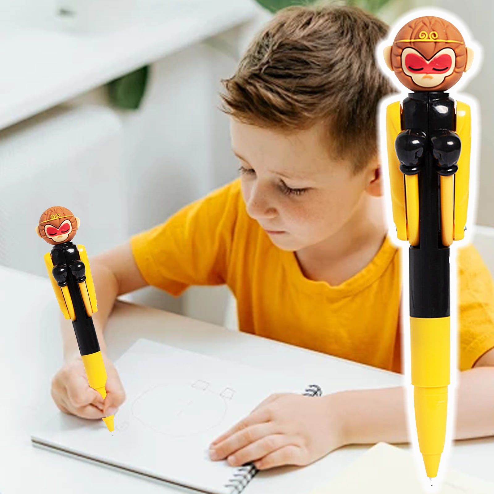 Pencil Barrel ! Sun Boxing Themed Interactive Down Pen For Students A ...