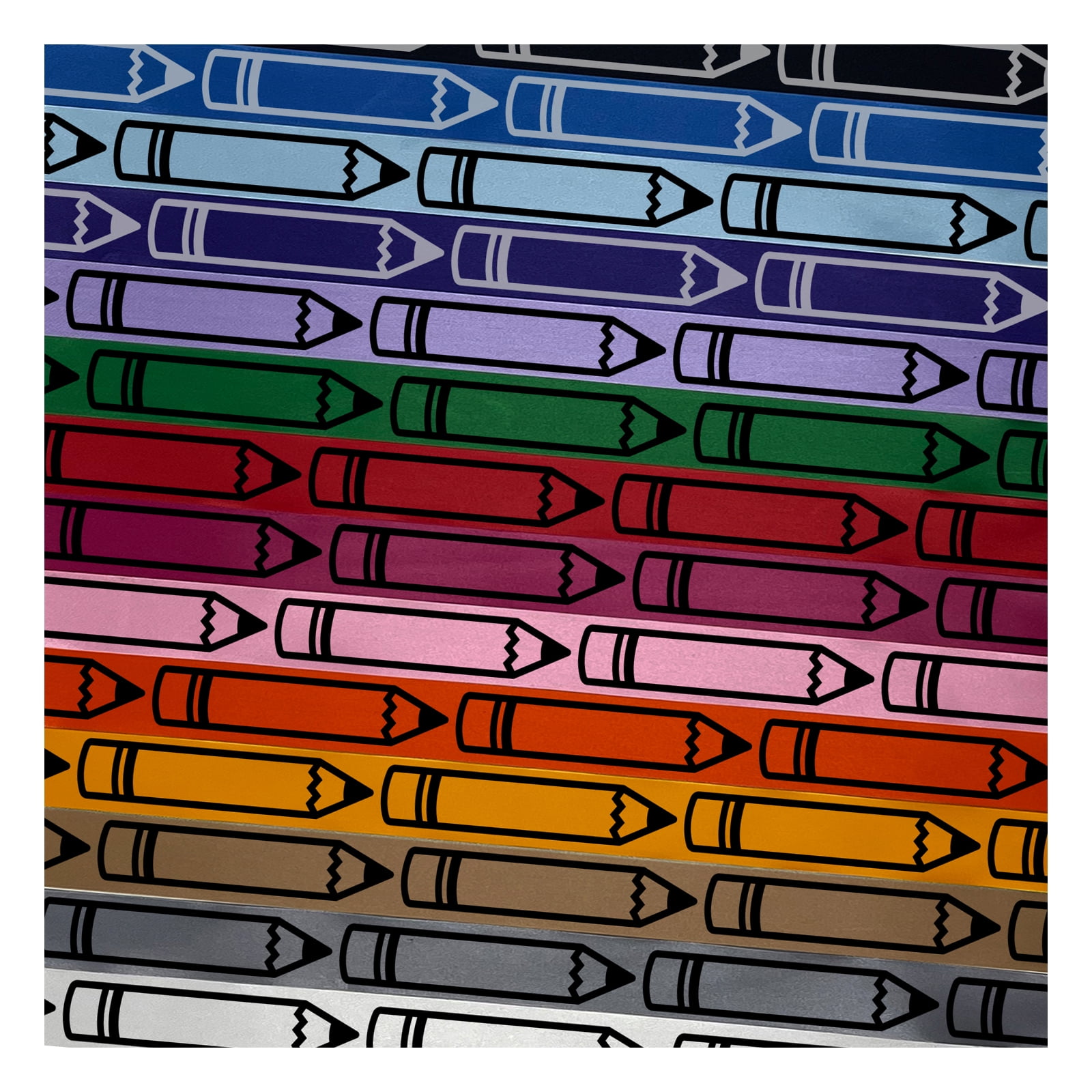 Pencil Border School Student Teacher Satin Ribbon for Gift Wrapping ...